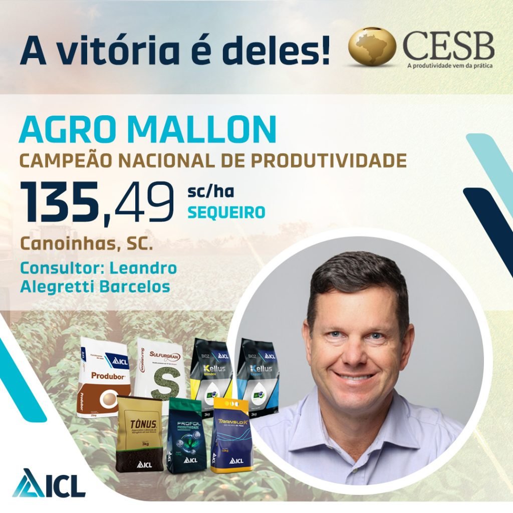 Os Cases dos campeões de produtividade CESB 2025 | ICL Brazil