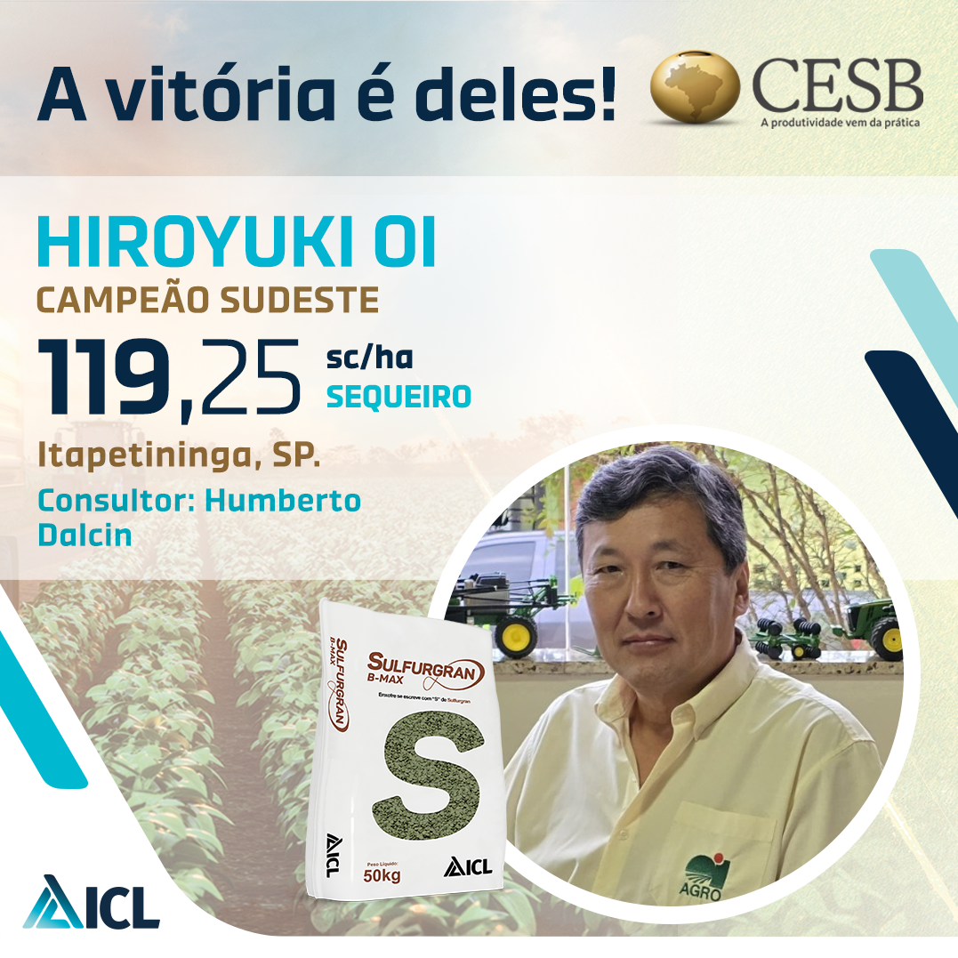 Os Cases dos campeões de produtividade CESB 2025 | ICL Brazil