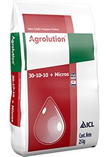 Fertilizante Agrolution® 30-10-10 + ME | ICL México